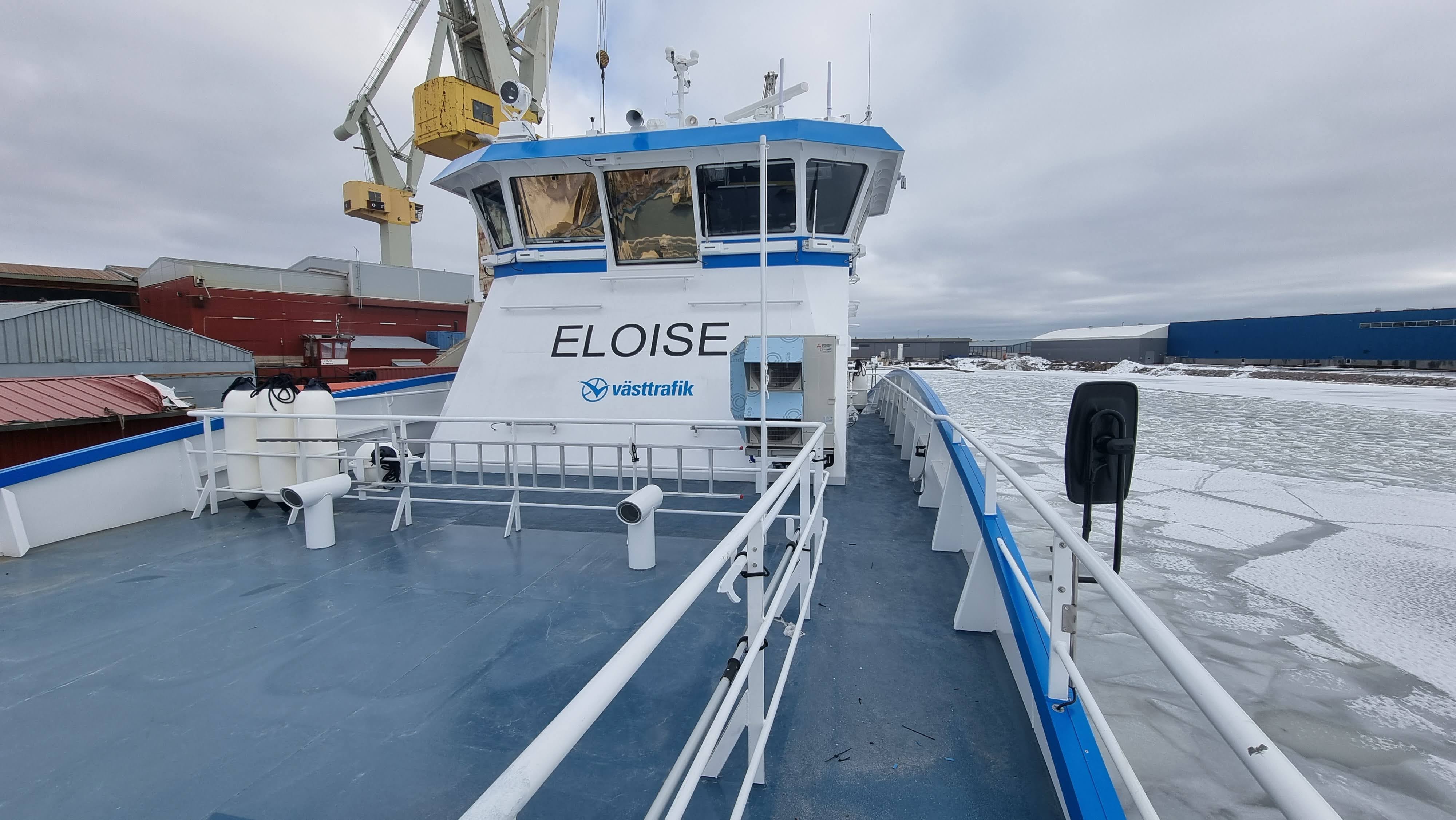 Hybrid Ferry Eloise in Gothenborg - EST-Floattech