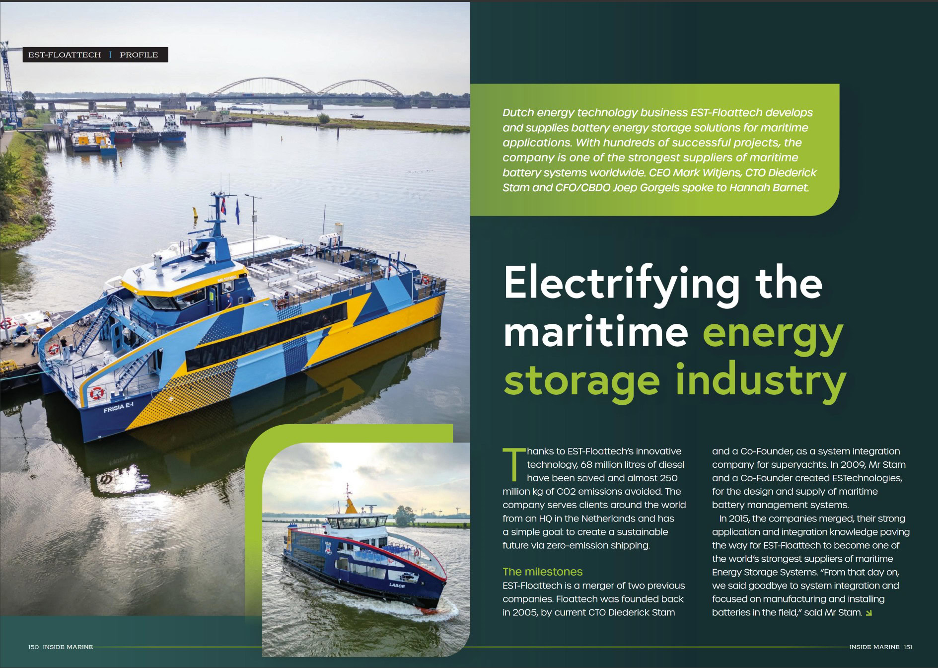 Electrifying the Maritime Energy Storage Industry - EST-Floattech